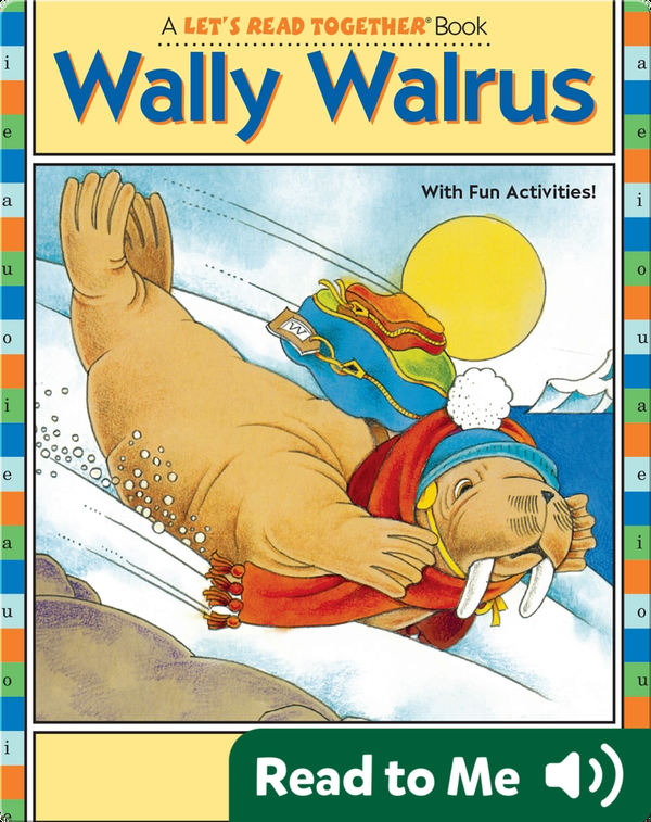 Wally Walrus Children's Book by Barbara deRubertis With Illustrations ...