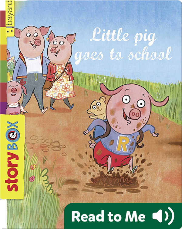 Little Pig Goes to School Children's Book by Jo Hoestlandt With ...